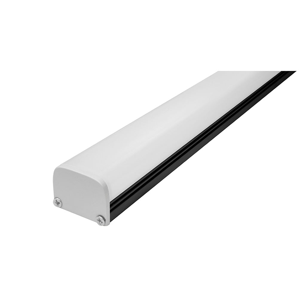 Kit de perfil de aluminio acabado negro para suspender o sobreponer DX ...