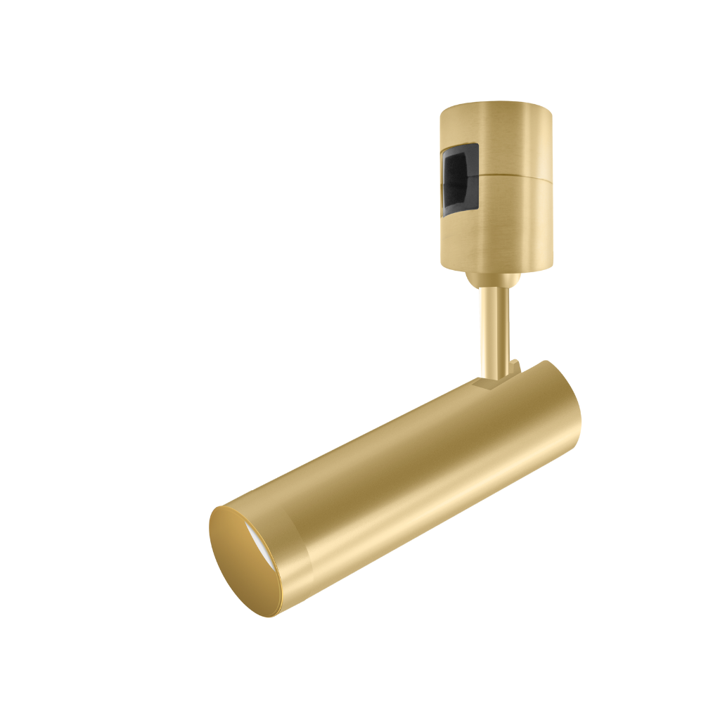 Módulo Spot Dirigible LED 5W luz cálida (3000K) 45° 24V acabado dorado ...