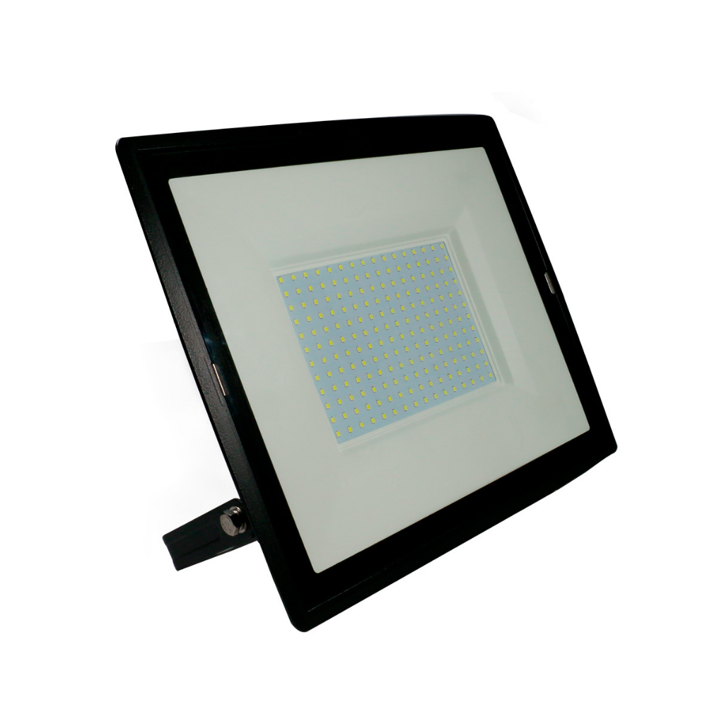 Reflector LED 200W acabado negro luz neutra fría (5000K) 100-277V IP65 ...