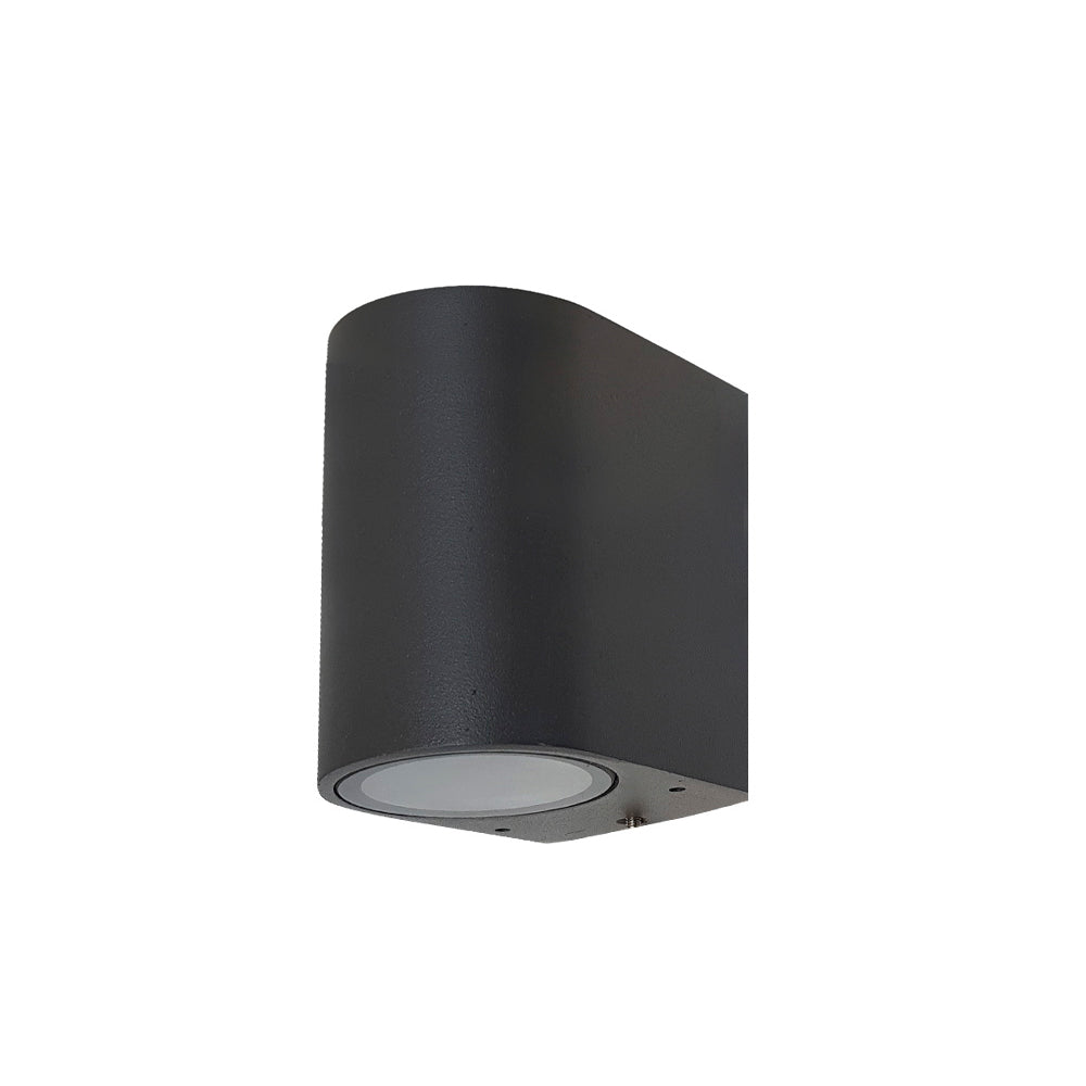 Luminario arbotante LED de exterior IP54, 1 base GU10 acabado gris obs ...