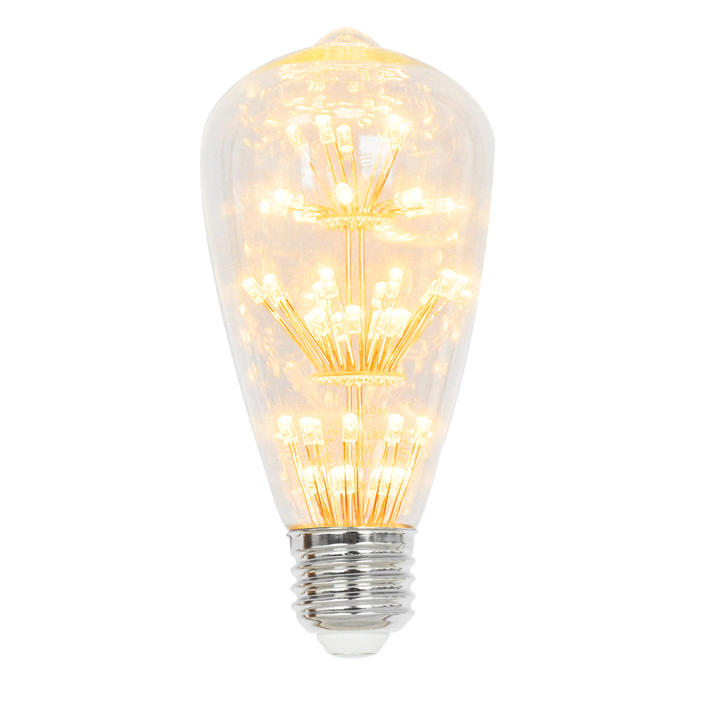 Foco LED vintage ST64 2W E26 127V, color de luz cálido (2300K) de Phil ...