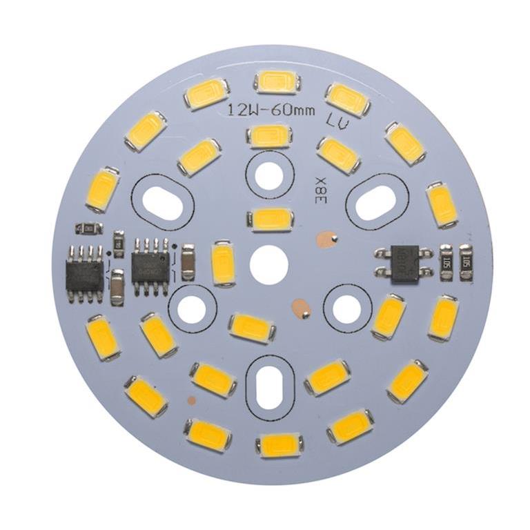 Módulo LED tipo pastilla 12W 130Vca opciones color de luz Neutro Cálid ...